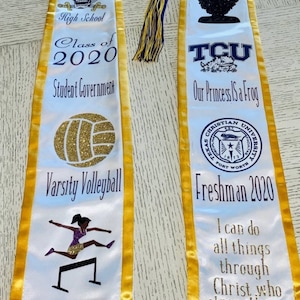 Custom Graduation Stole (HBCU Style) - Etsy