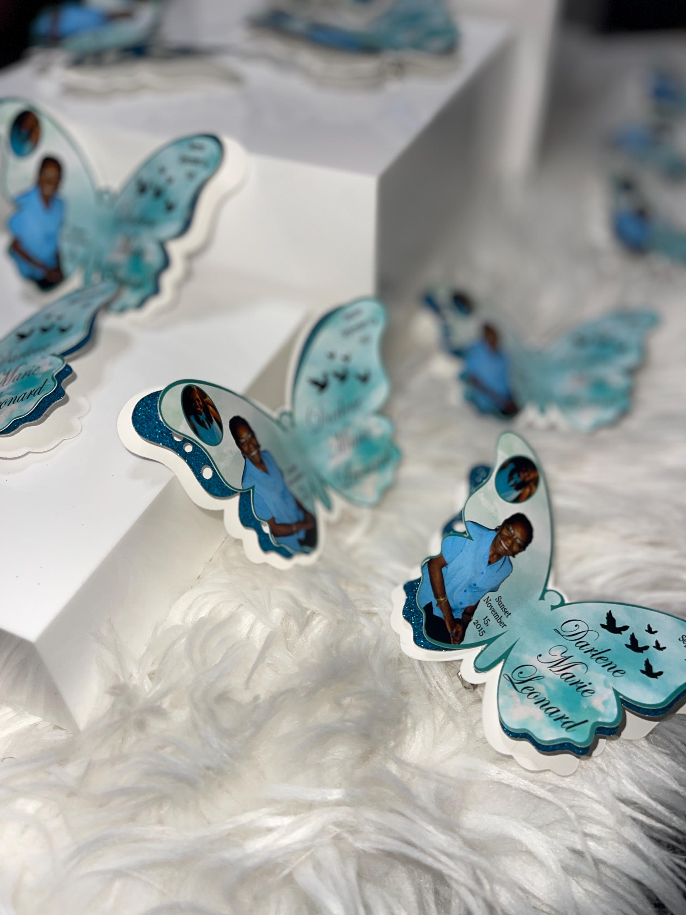 Memorial Butterfly Pin (minimum Order 12) - Etsy