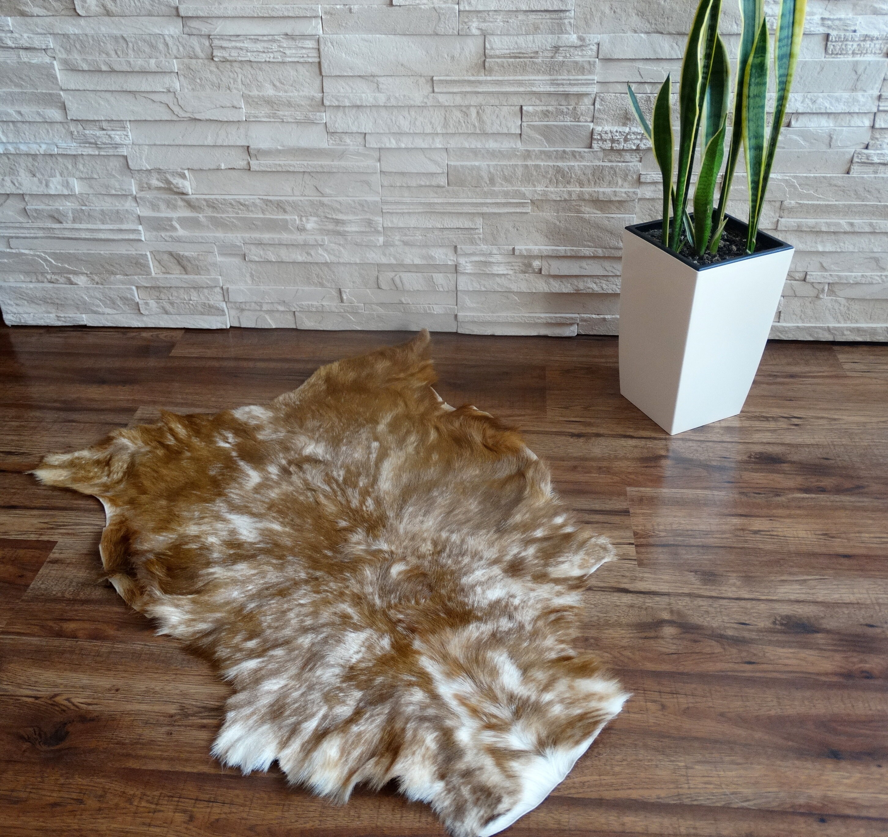 Natural Goat Skin Goat Pelt Decorative Goat Throw Brown - Etsy UK