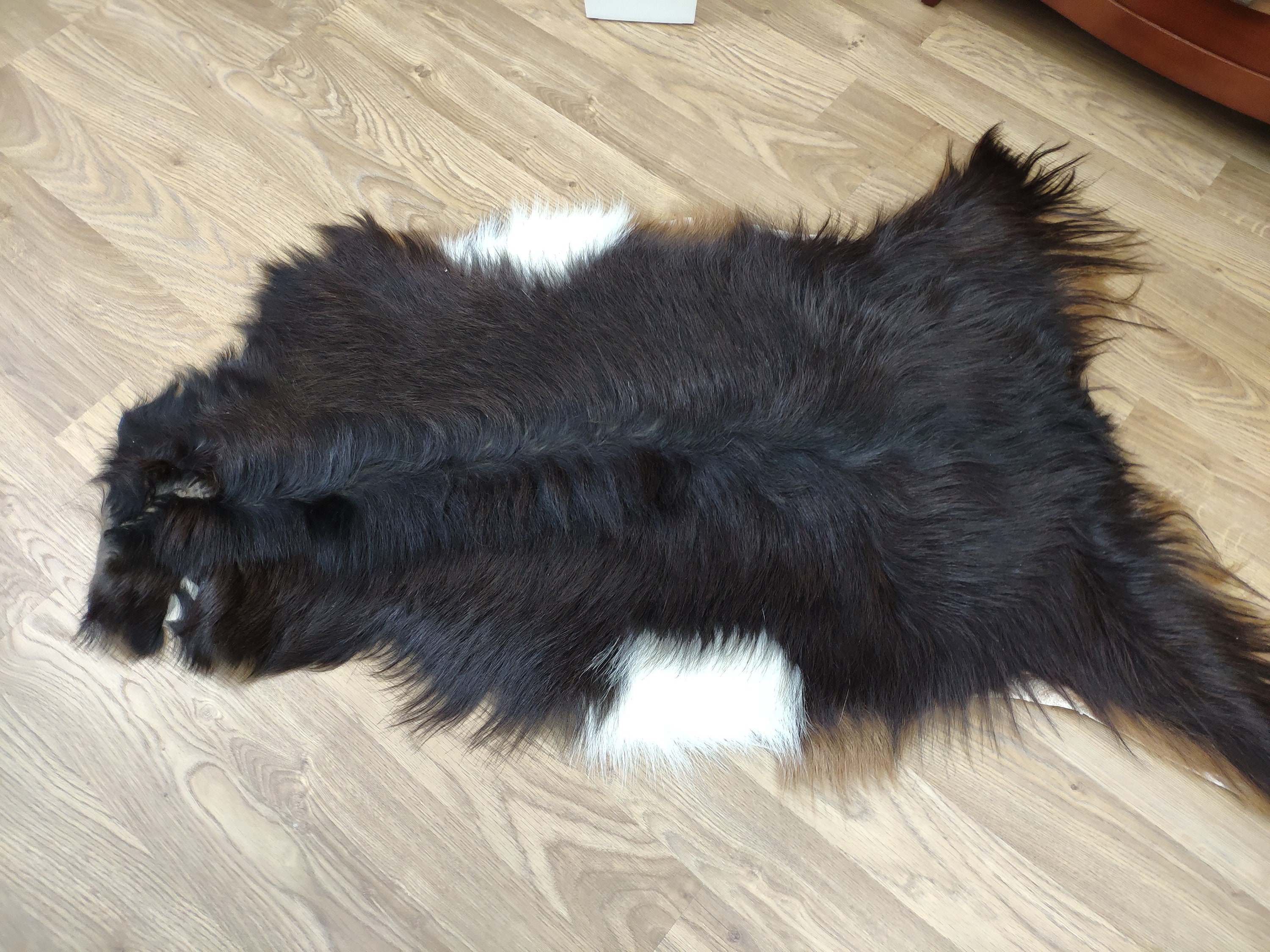 Brown White Goat Pelt Decorative Goat Throw Goat Skin Rug - Etsy UK