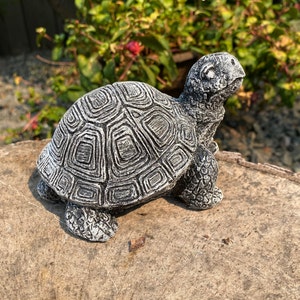 Handmade Turtle Cement Statue - Etsy
