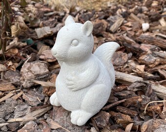 White Squirrel Statue - Etsy