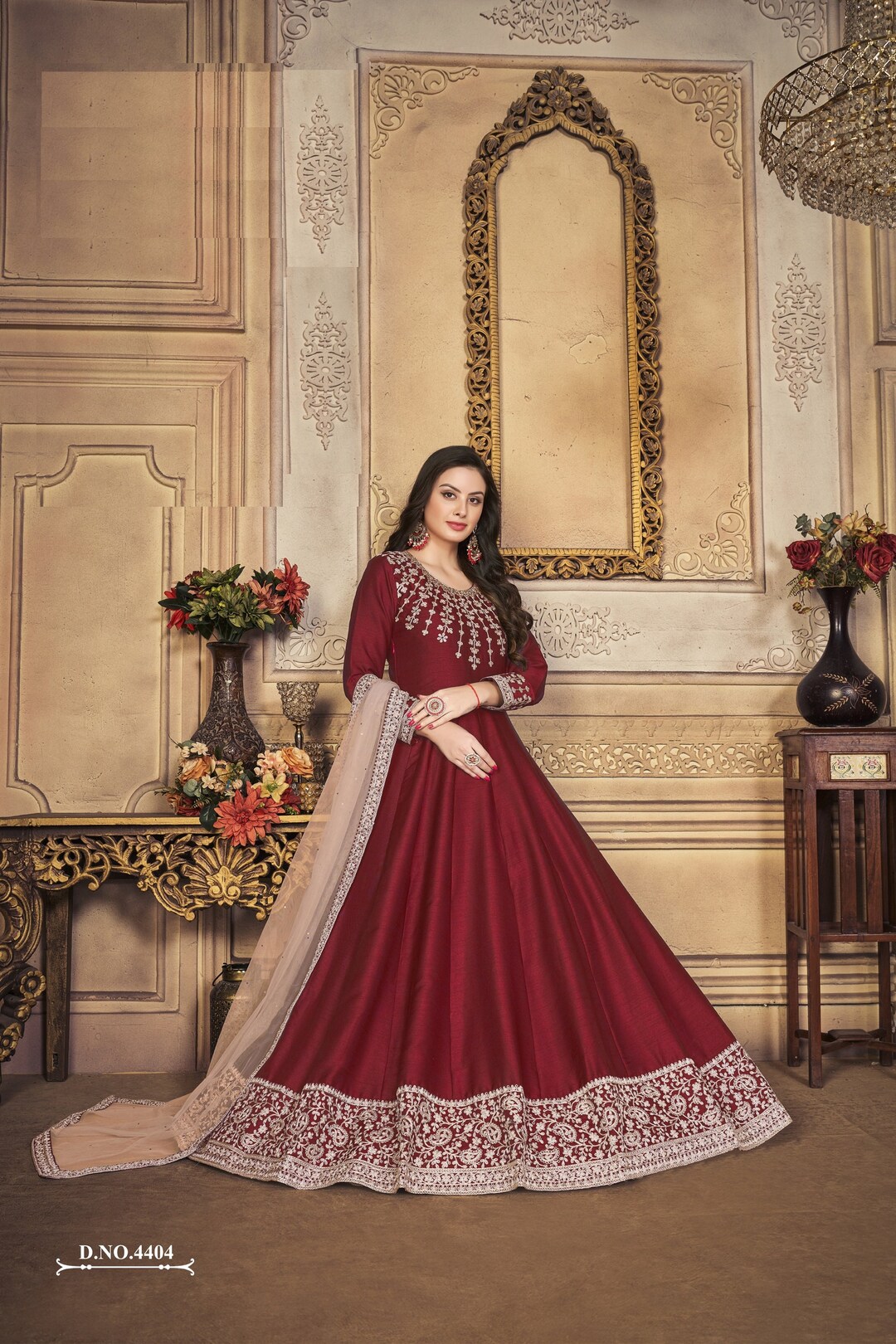 Functions Wear Ready Made Anarkali Dress Pakistani Indian Reception ...