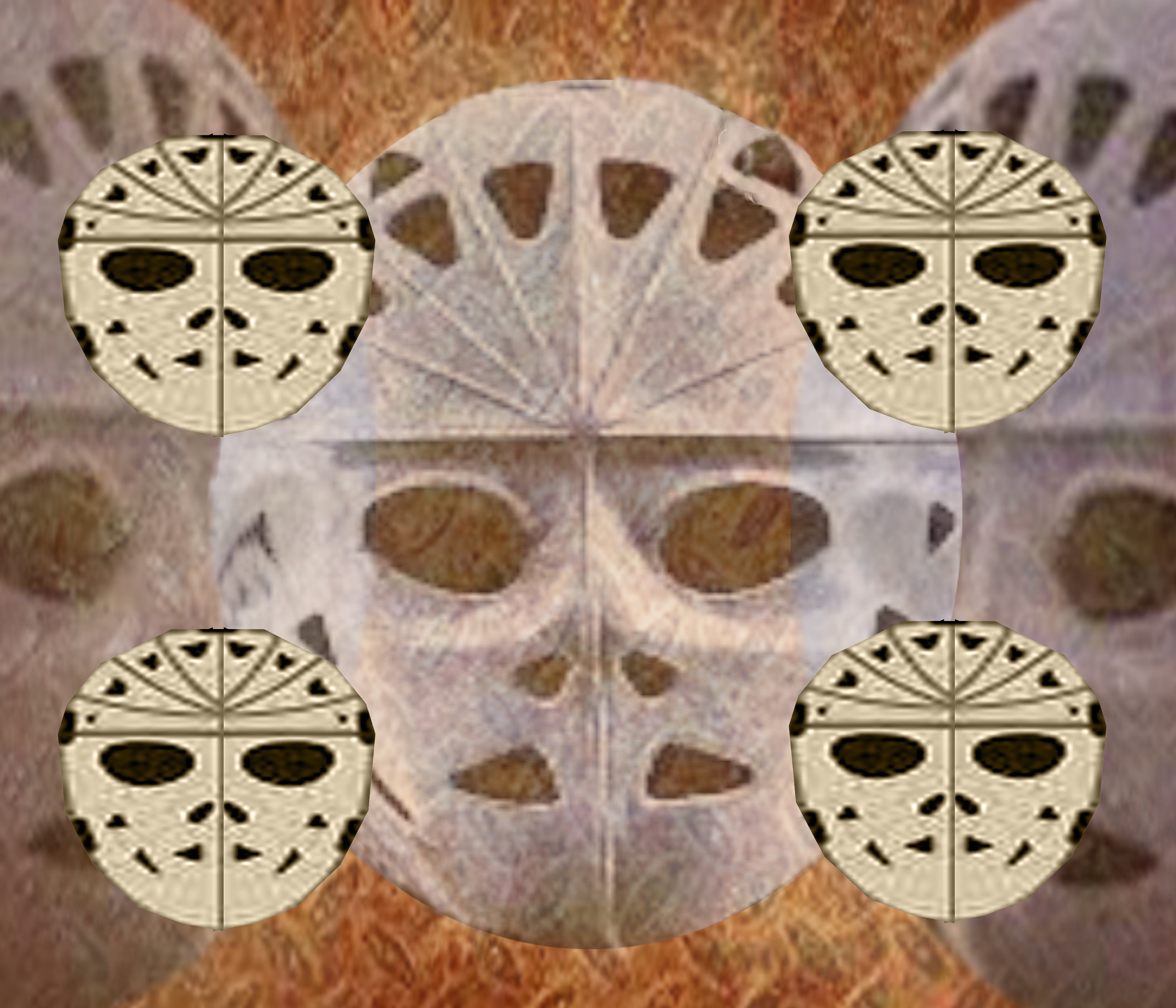 New Face Airsoft Paintball BB Gun Fiberglass Mask Waingro Heat Hockey ...