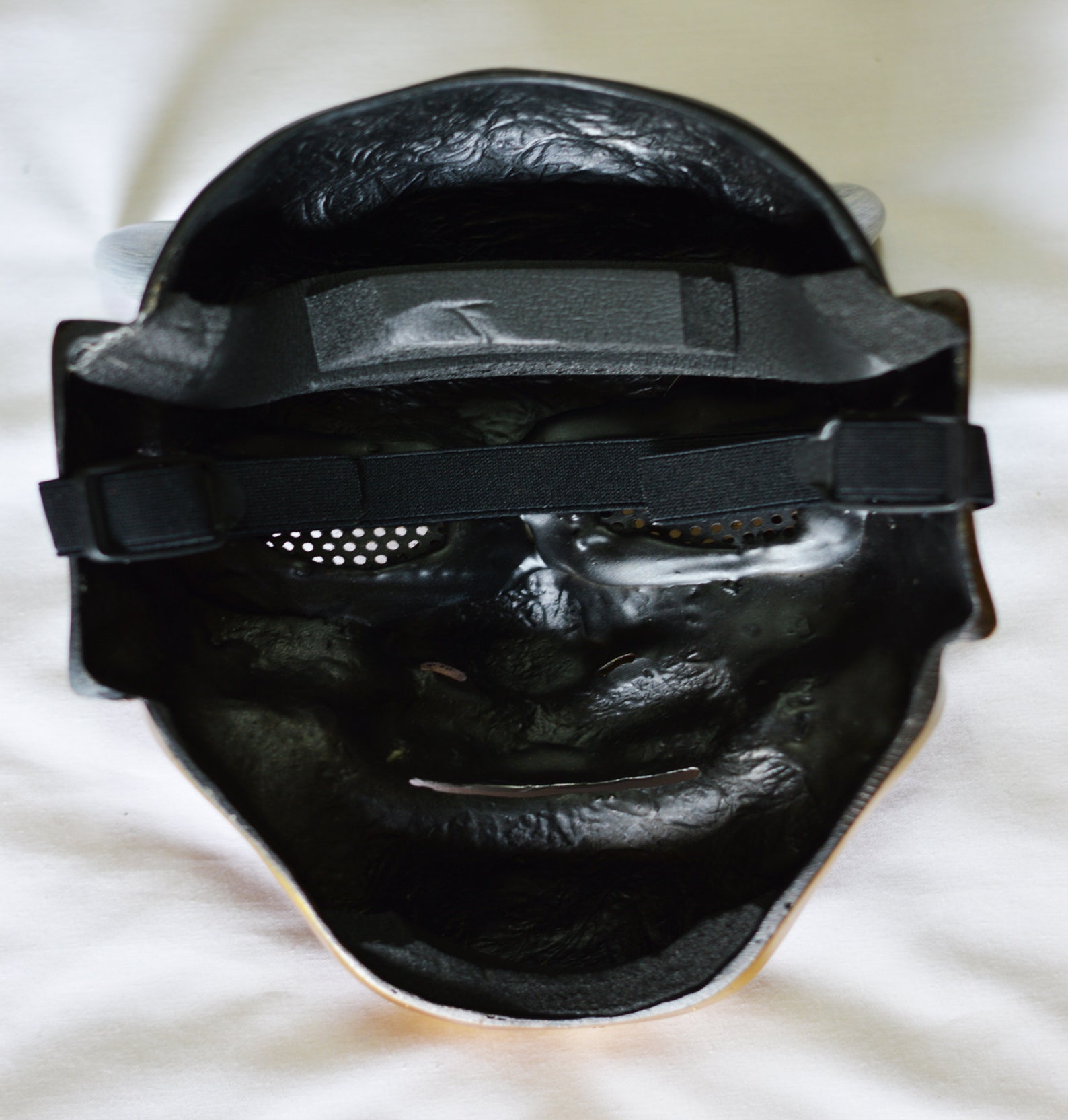 Gold Hannya Demon Evil Airsoft Mask and Prop Original Handmade BB Gun ...