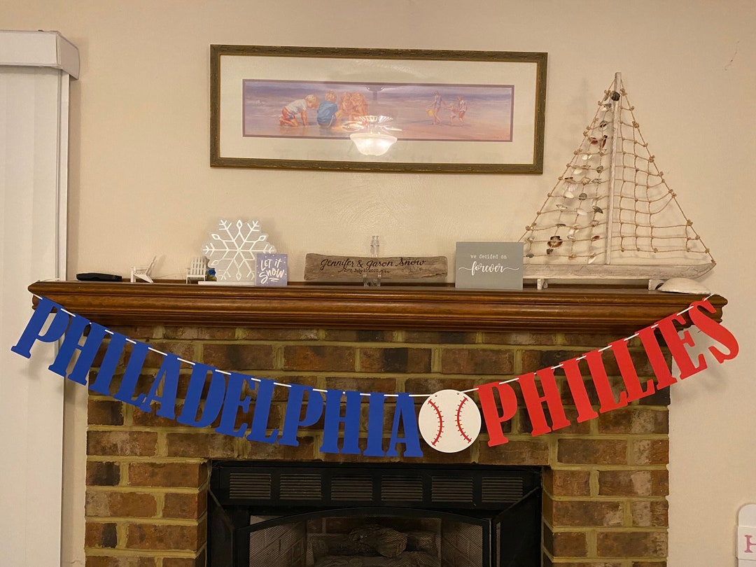 Philadelphia Phillies Baseball Banner - Etsy