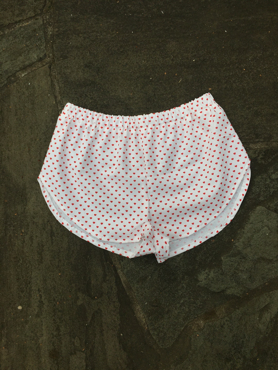 Heart Shorts | Festival Shorts, Red Heart Shorts, High Cut Shorts ...