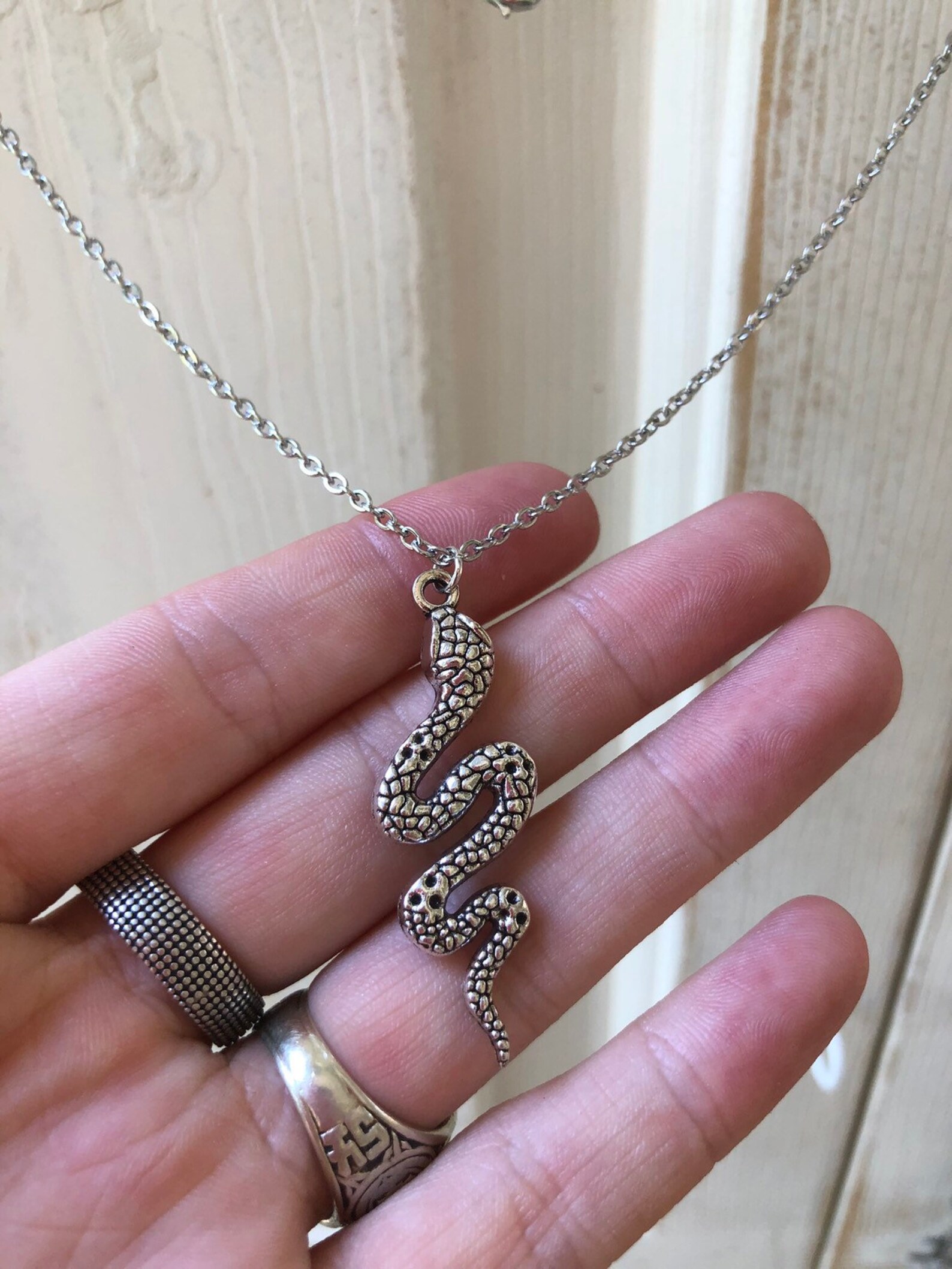 Snake Choker Charm Choker Snake Charm Choker Snake | Etsy