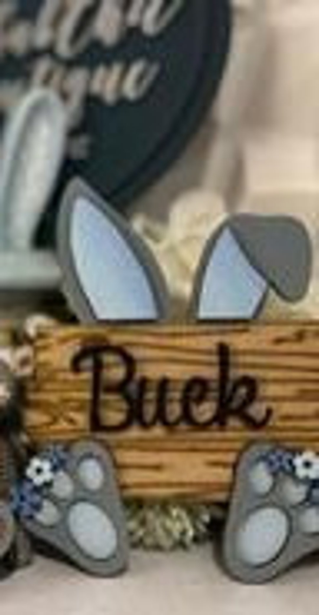 Rabbitry Buck Signpost Sign - Etsy