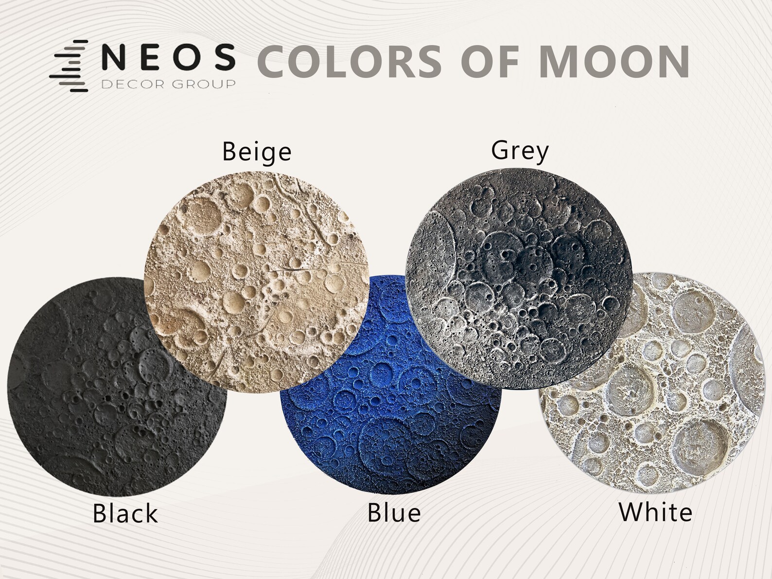 Moon Wall Light, Modern Plaster Wall Art, Moon Wall LED Night Light ...