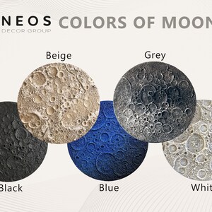 Moon Wall Light, Modern Plaster Wall Art, Moon Wall LED Night Light ...