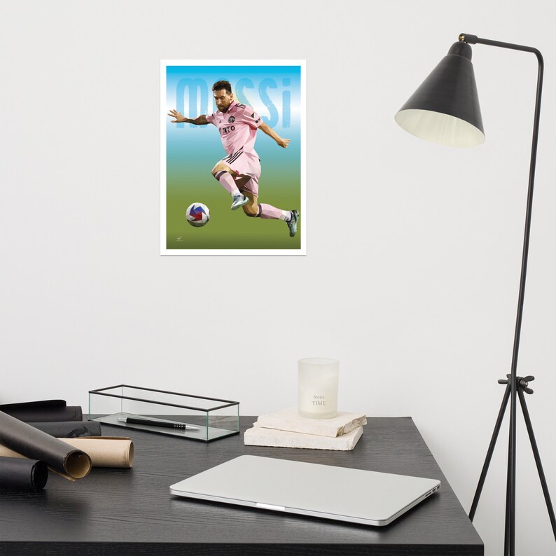 Messi Fan Art Poster | Futbol Soccer Football | Inspiring Athlete ...