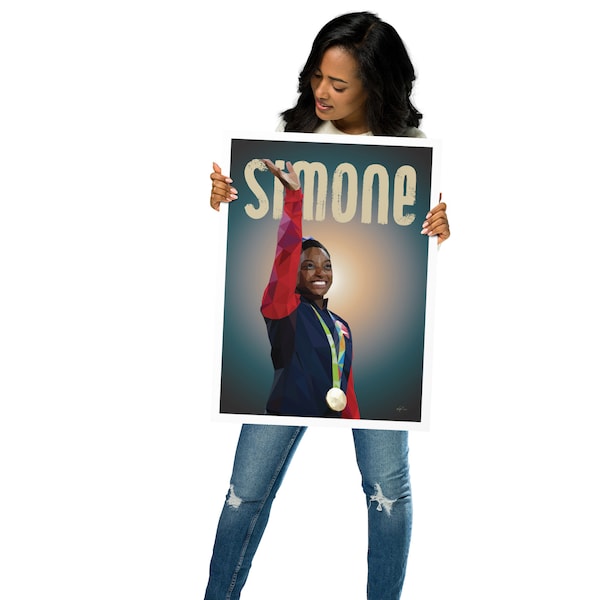 Simone Biles Poster - Etsy