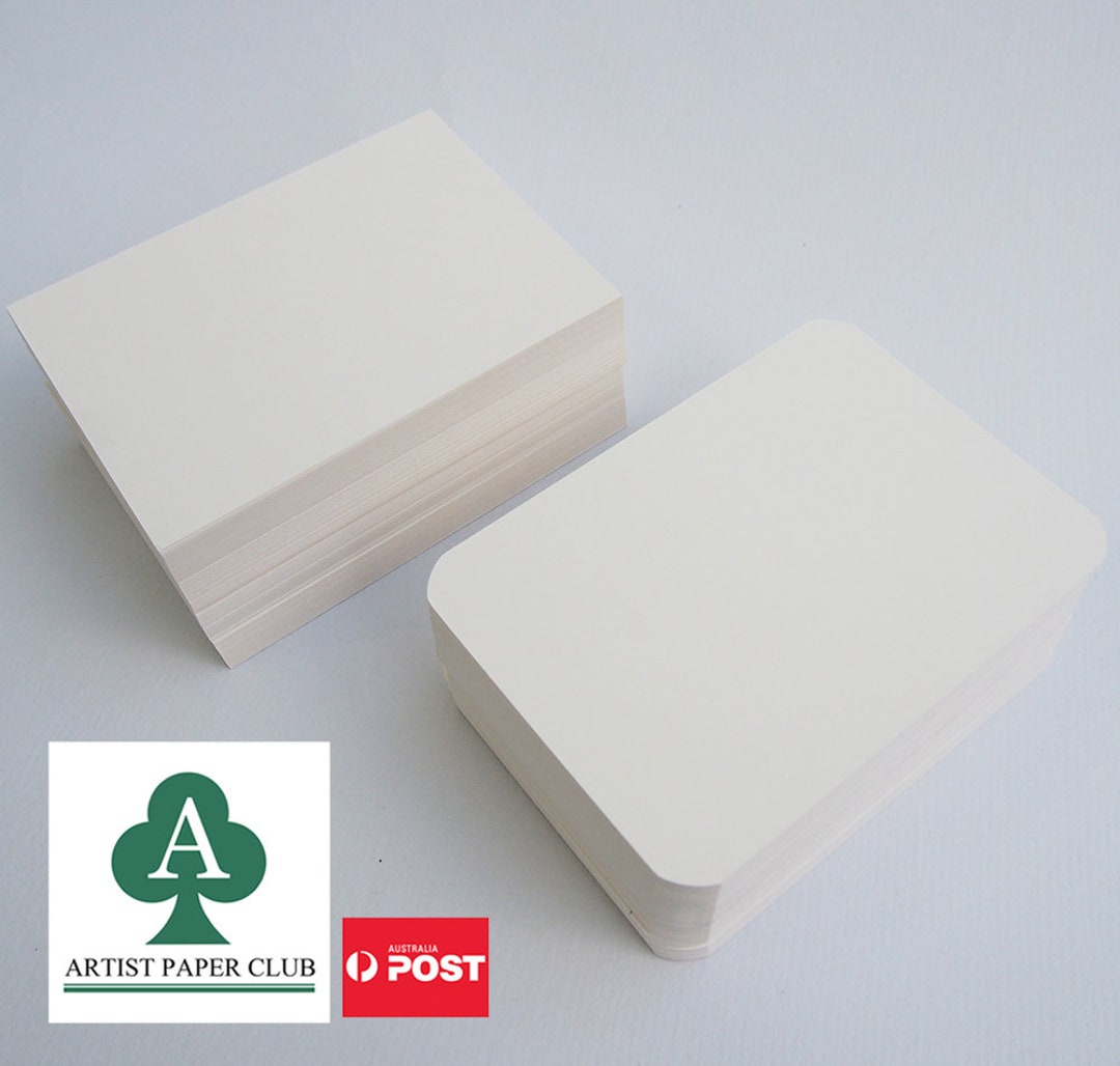 200 X Blank Playing Cards,blank Business Cards,atc Blanks, DIY Cards, 8 ...