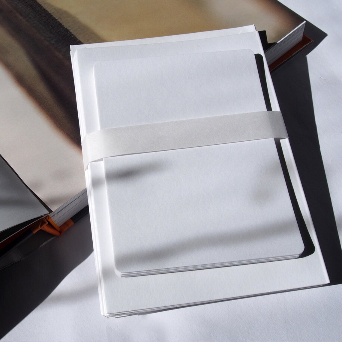 Blank Photo Frame Cards, Frame-enhanced Greeting Cards Kit, White With ...