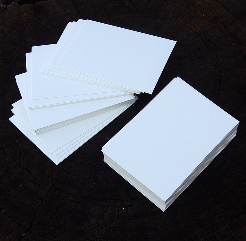 ATC Blank Artist Trading Cards,300gsm Premium Cards,89mm X 64mm, Pack ...