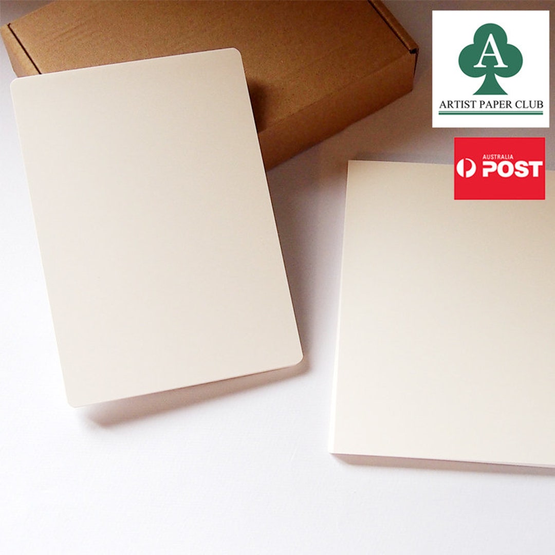 20 X Blank Cards, 5'' X 7'' Classical Ivory Cards , Flat, DIY Blank ...