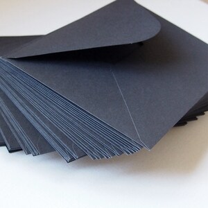 120X Invitation Envelopes, Black Envelopes,133mm X 184mm, for 5''x7 ...