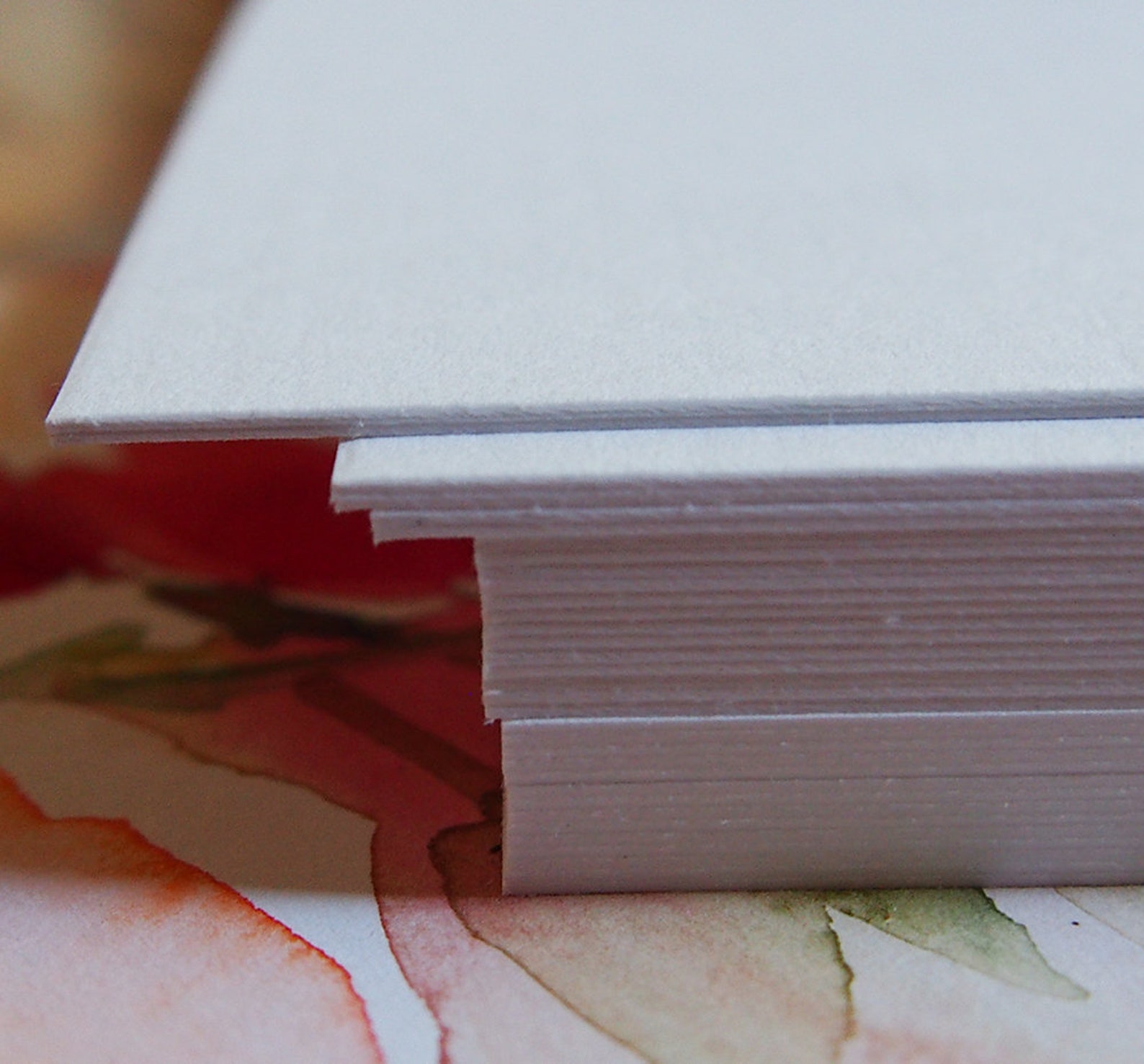 A5, A4 Cardstock, Cotton Blend DIY Wedding Paper, 385G, White, 20 ...