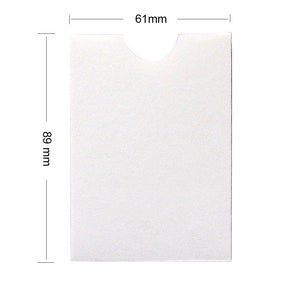 100 X Gift Card Sleeves, Hotel Access Card Sleeves, Key Card Holder ...