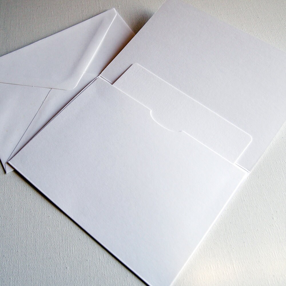Blank Photo Frame Cards, Frame-enhanced Greeting Cards Kit, White With ...
