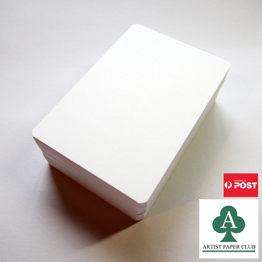 80 X Blank Flat Cards Rounded Corners Cards Premium - Etsy