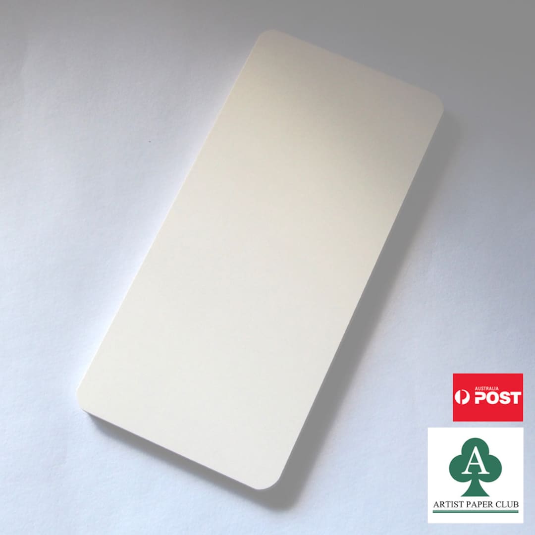 Blank DL Cards, DL Blanks, Premium Quality Cards, Flat, Ivory, Rounded ...