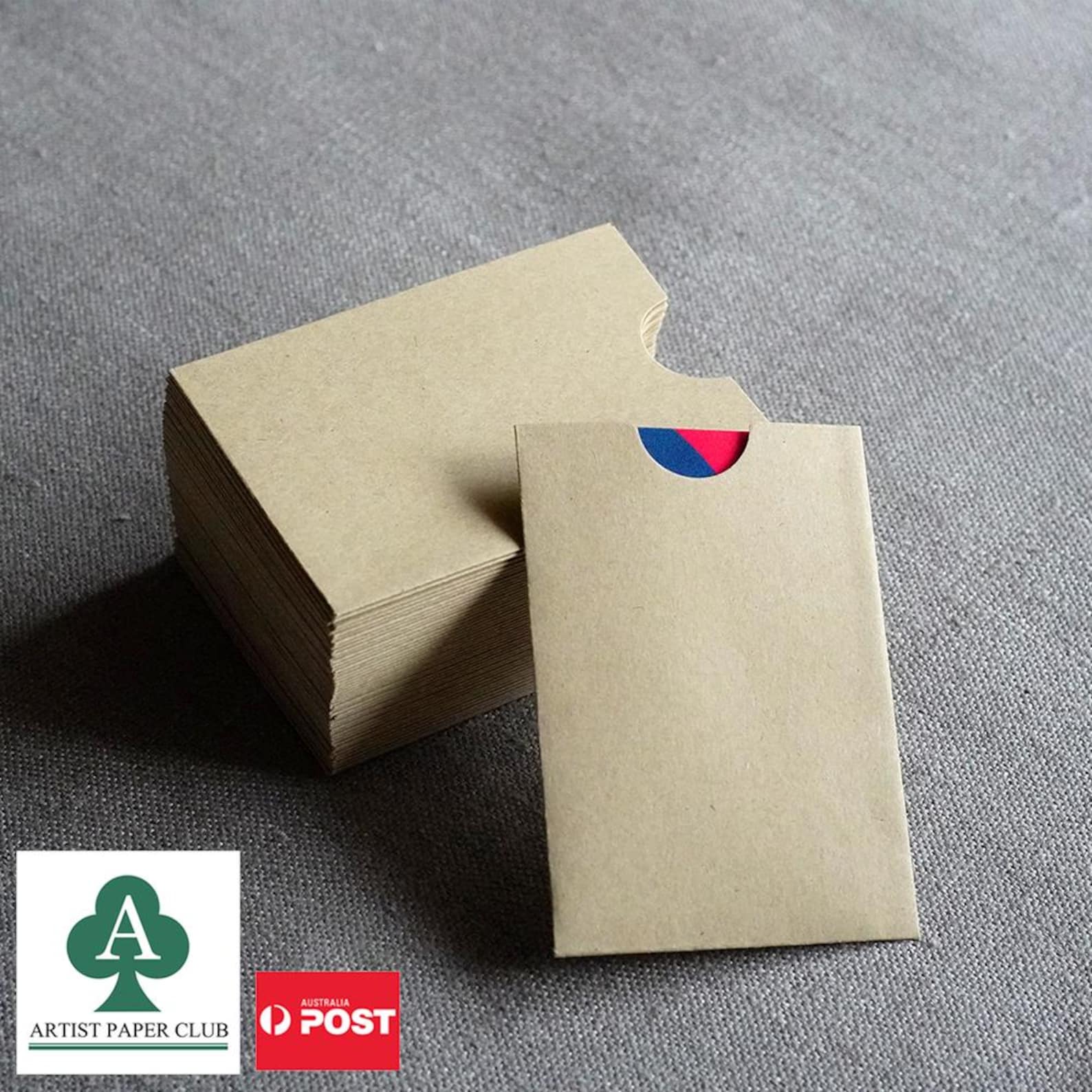100 X Gift Card Sleeves, Hotel Access Card Sleeves, Key Card Holder ...