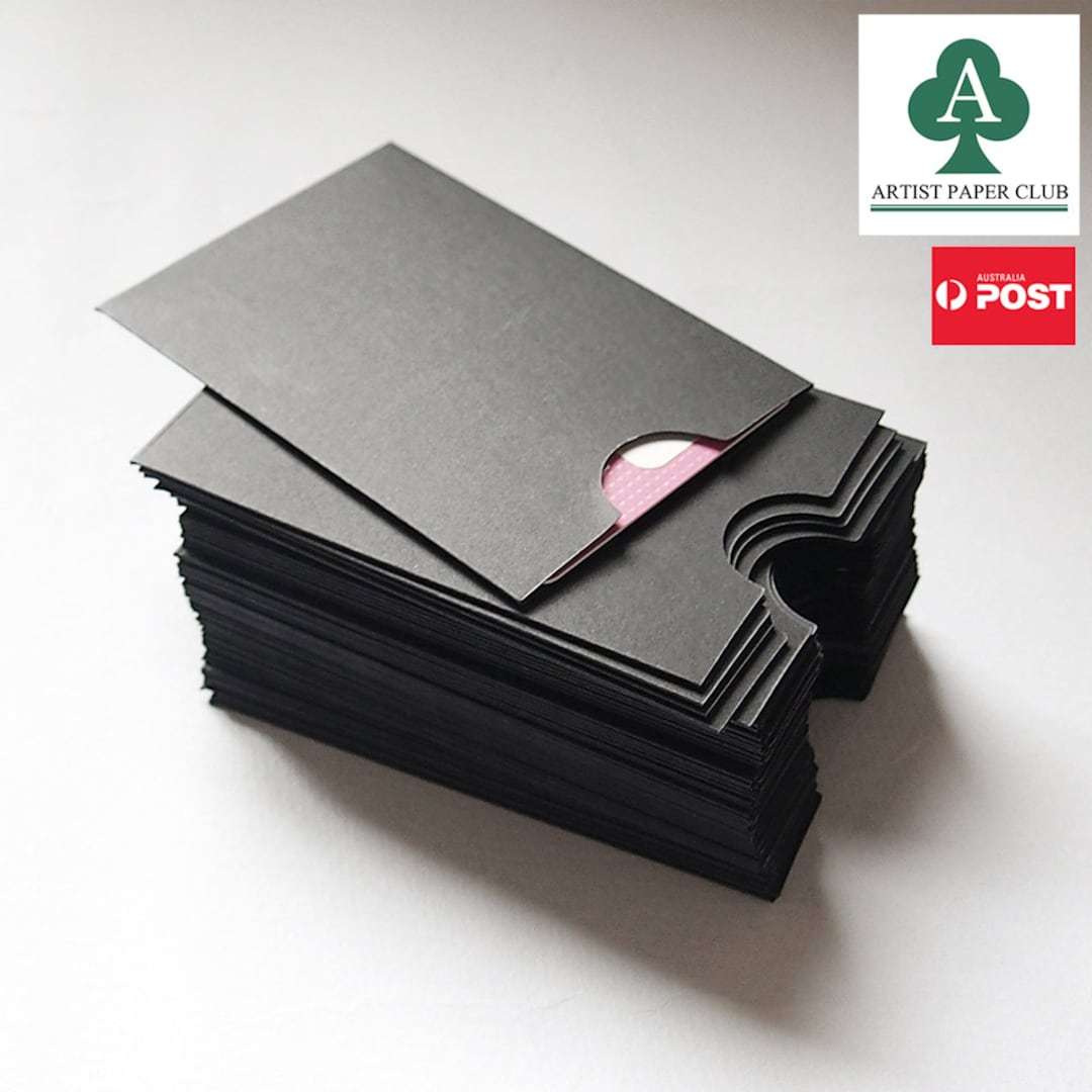 100 X Gift Card Sleeves, Hotel Access Card Sleeves, Key Card Holder ...