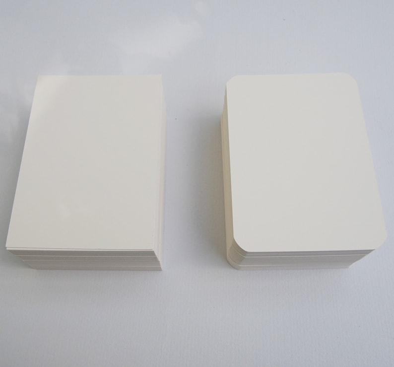 200 X Blank Playing Cards,blank Business Cards,atc Blanks, DIY Cards, 8 ...
