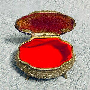 2” Trinket Box Red Lined From Japan - Etsy