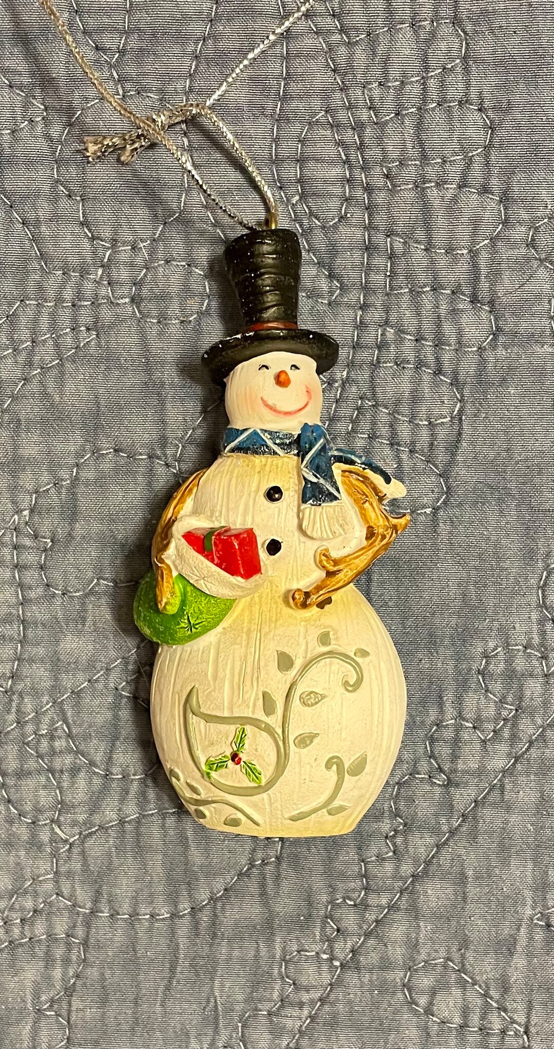 3-1/2" Snowman Ornament From Tii Collections - Etsy