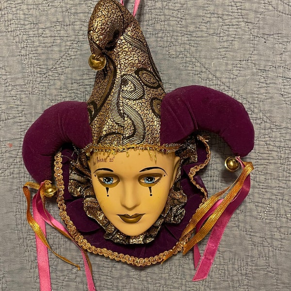 Harlequin Mask - Etsy