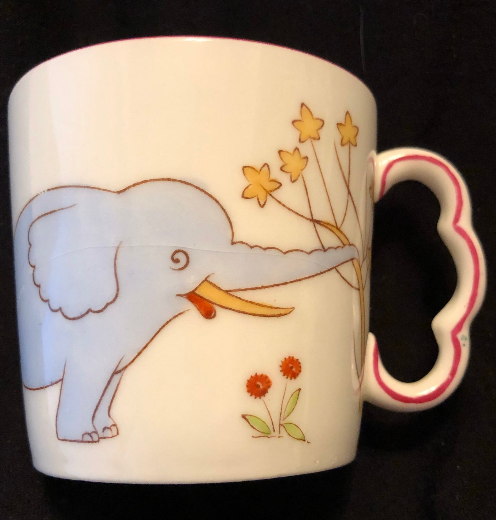Cup With Two Elephants - Etsy