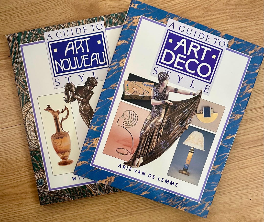 Art Nouveau & Art Deco Guides: Chartwell Books, Set of 2 - Etsy