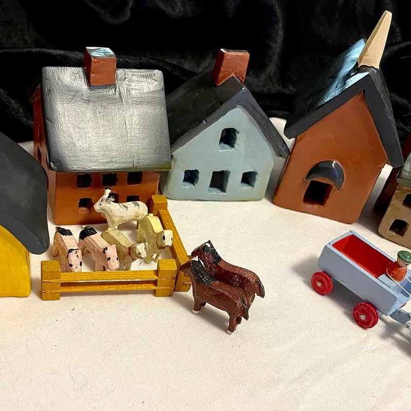 Miniature Village - Etsy