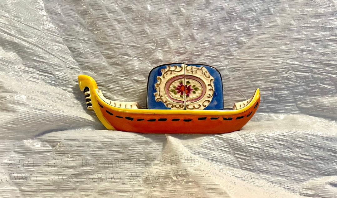 Salt and Pepper Gondala From Japan 1950s - Etsy