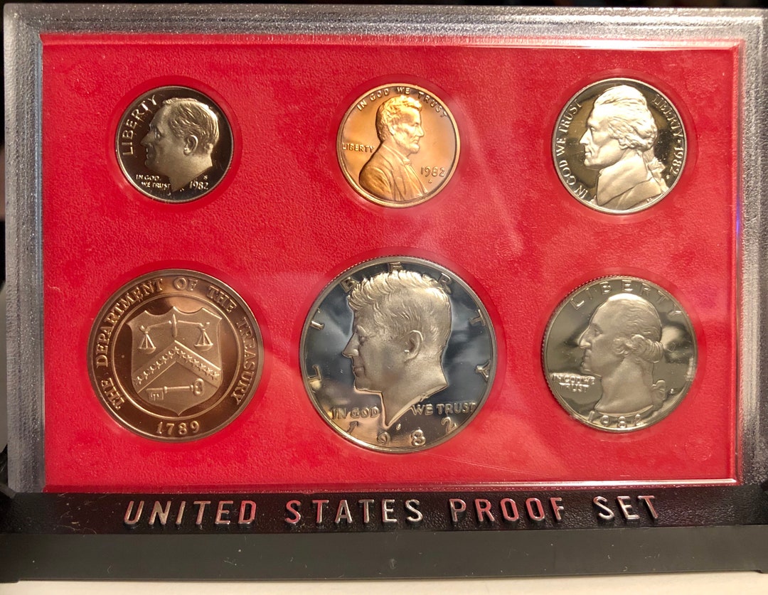 1982s US Proof Coin Set - Etsy