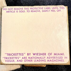 2.75" Compact "trickettes" by Wiesner of Miami - Etsy