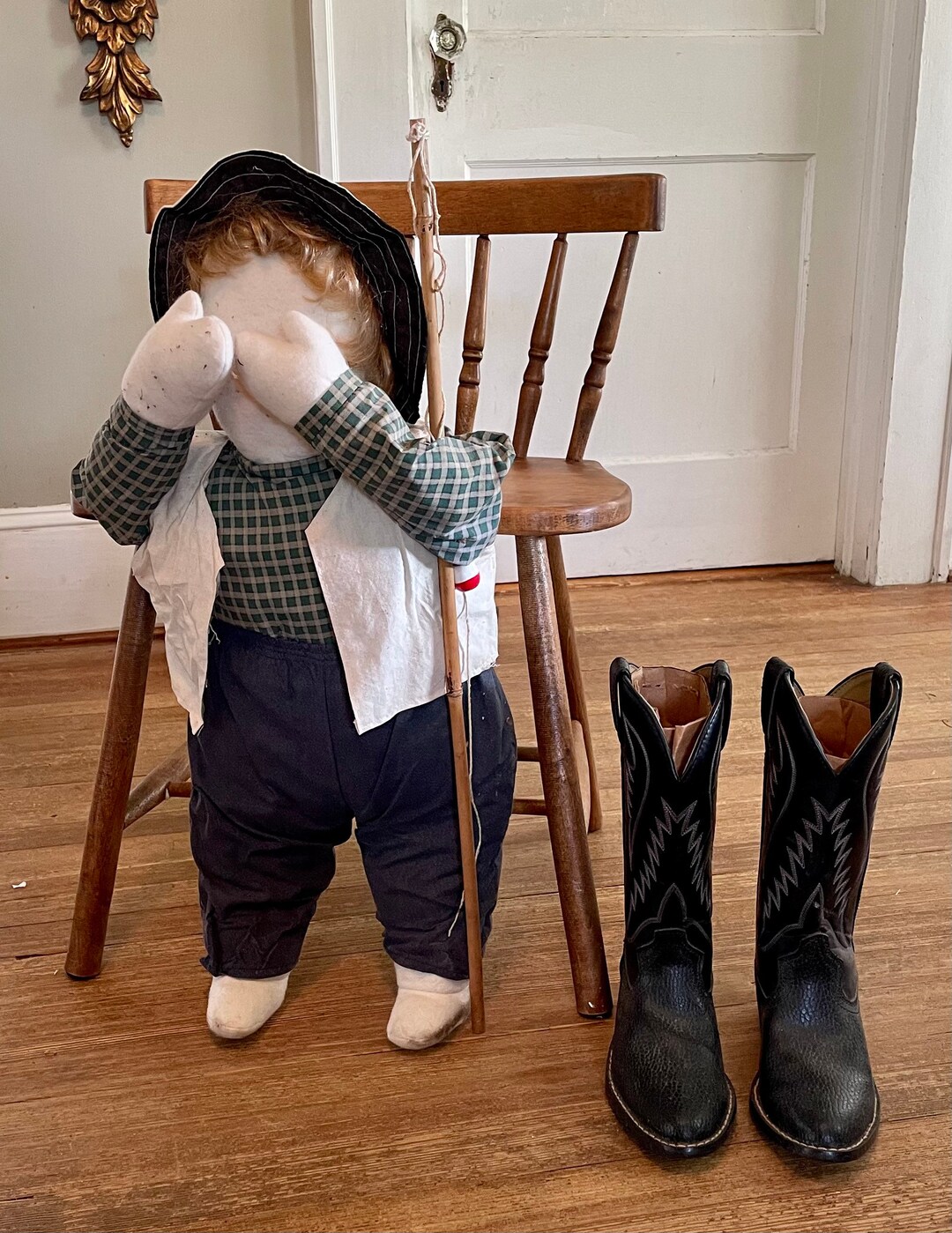 30" Little Fisher Character Porch or Patio Decor - Etsy