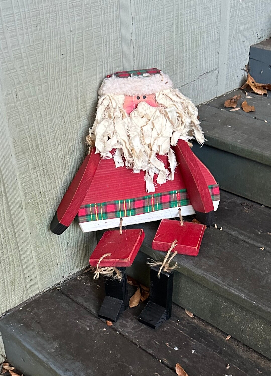 26.5” Santa for Sitting on the Hearth or Mantle - Etsy