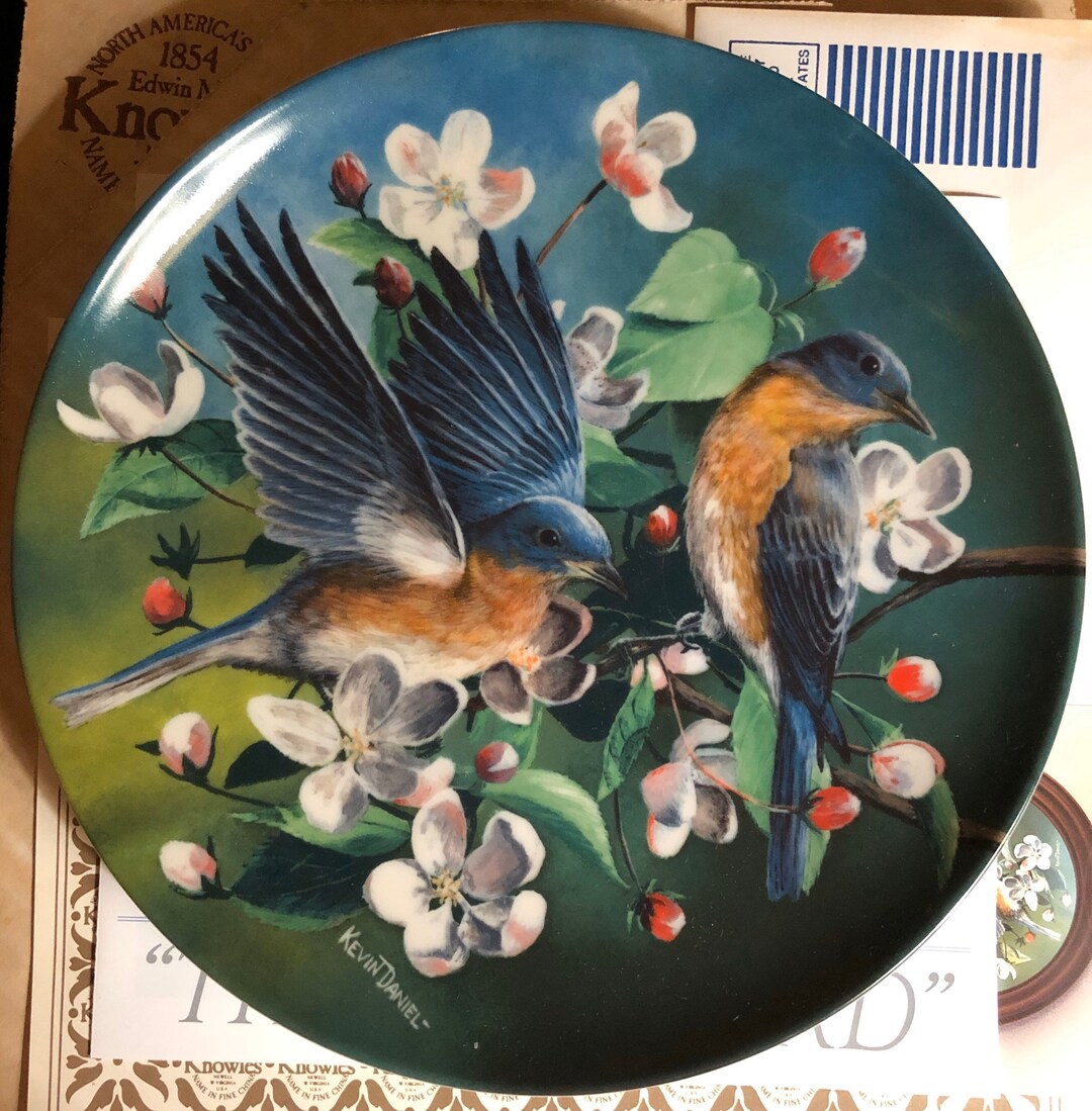 The Bluebird, Collectible Plate, Number Five in the Series by ...