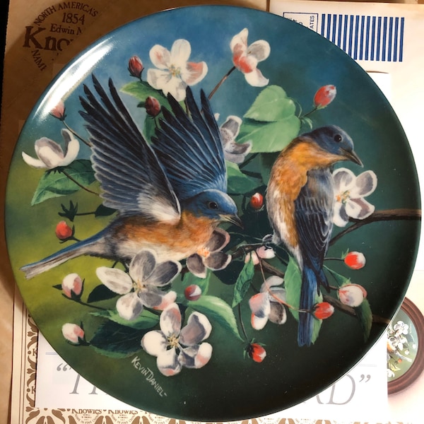 Bluebird Plate - Etsy