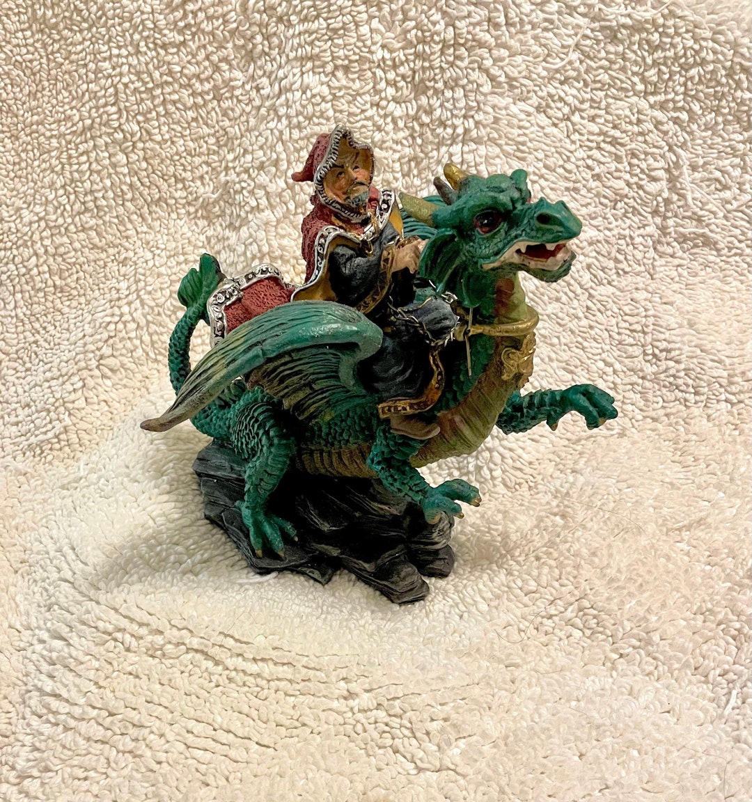 8” Wizard Riding A Dragon - Etsy