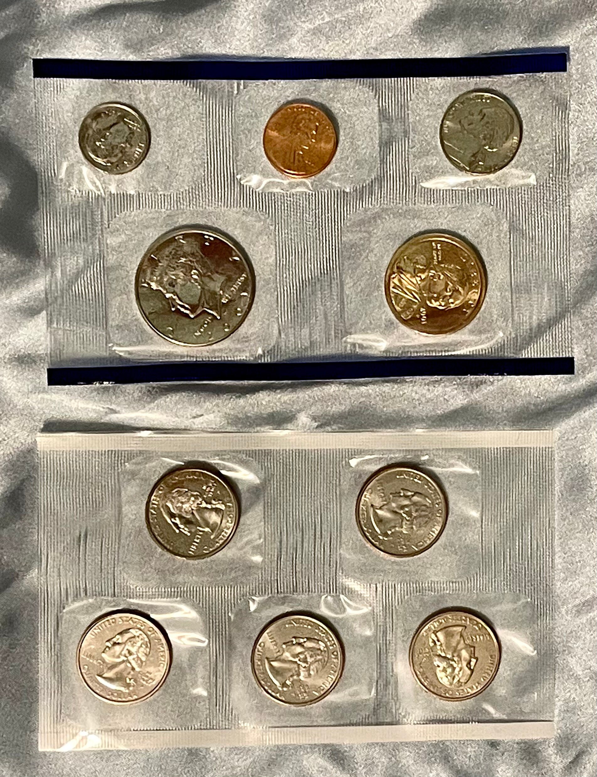 2001 Coin Sets from Denver and Philadelphia-Uncirculated | Etsy