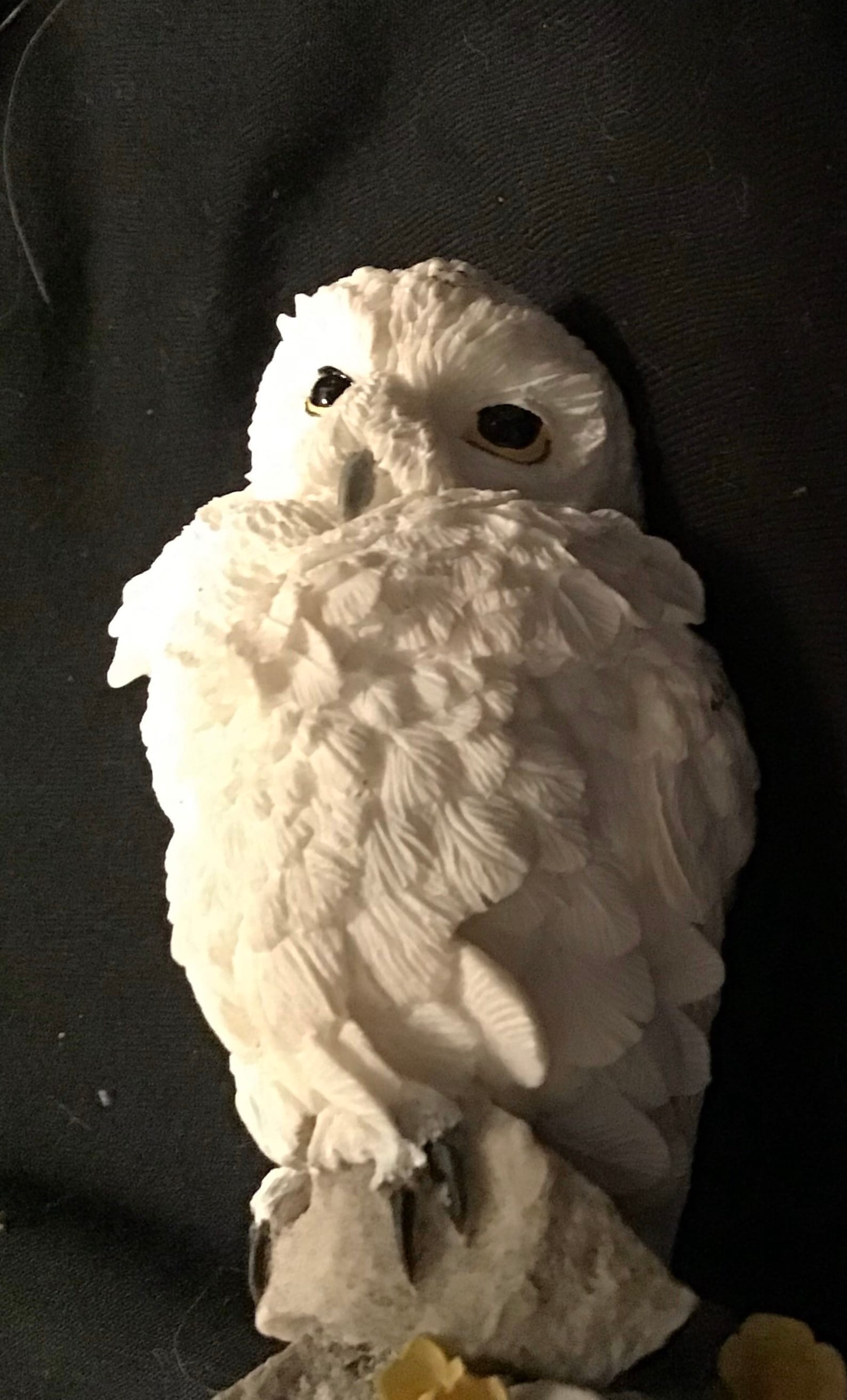 Franklin Mint Snowy Owl Sculpture the Magnificent World of | Etsy