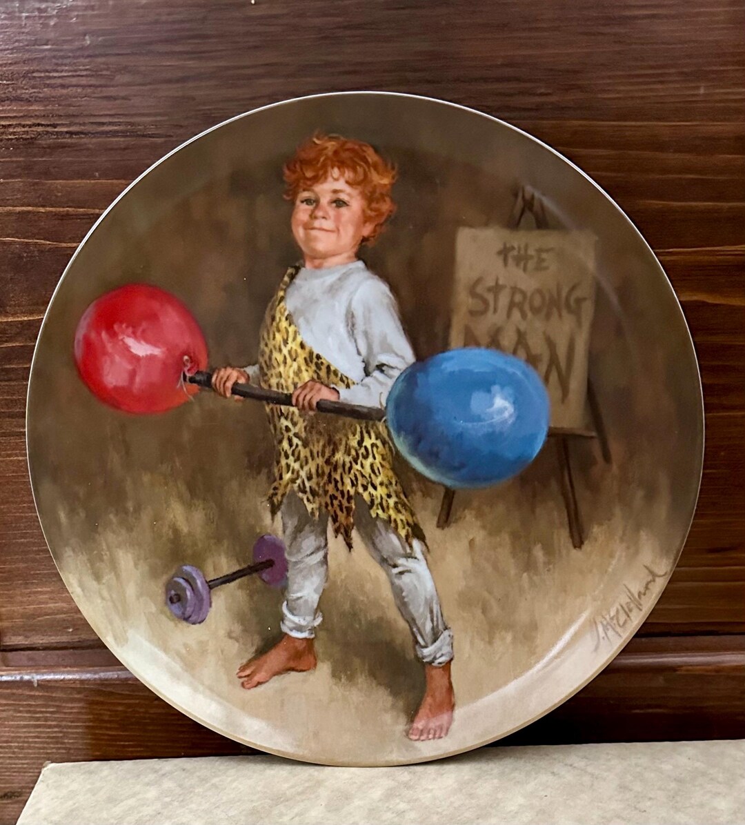 Plate, Johnny the Strongman, Plate III in the Mcclelland Children’s ...