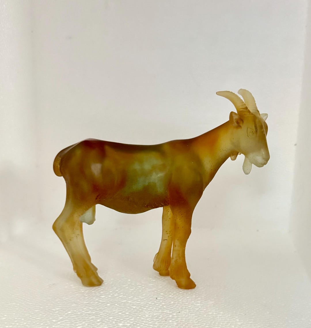 Goat, Daum Amber Crystal Glass From France, 5.5"h - Etsy