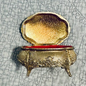 2” Trinket Box Red Lined From Japan - Etsy