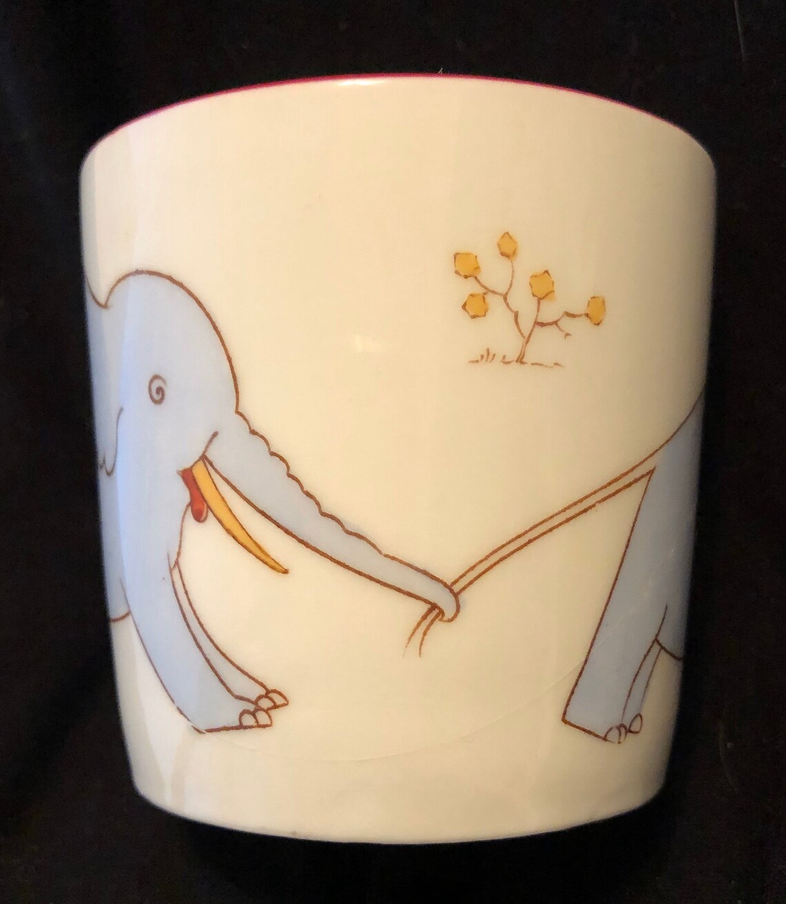Cup With Two Elephants - Etsy